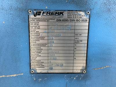 Leroy Somer 2000 KVA Diesel Generator For Sale | Hamont-Achel, Belgium ...