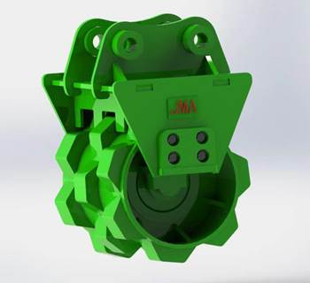 2024 Tamping Pad Wheel Compactors for 1-3 Ton Mini Excavators For Sale ...
