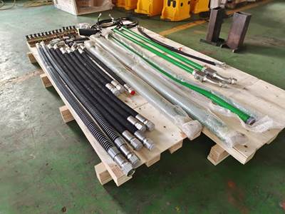 2025 JMA Hydraulic Breaker Hammer Pipe Line Hose Plumbing Kit for ...