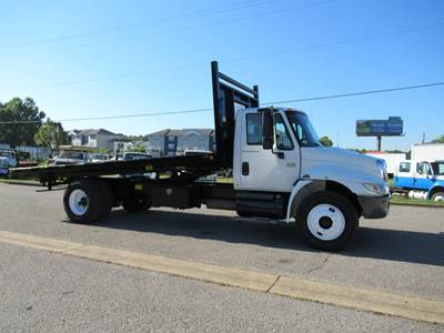 2007 International DuraStar 4300 20 ft Flatbed Dump Truck - 245HP, 6 ...