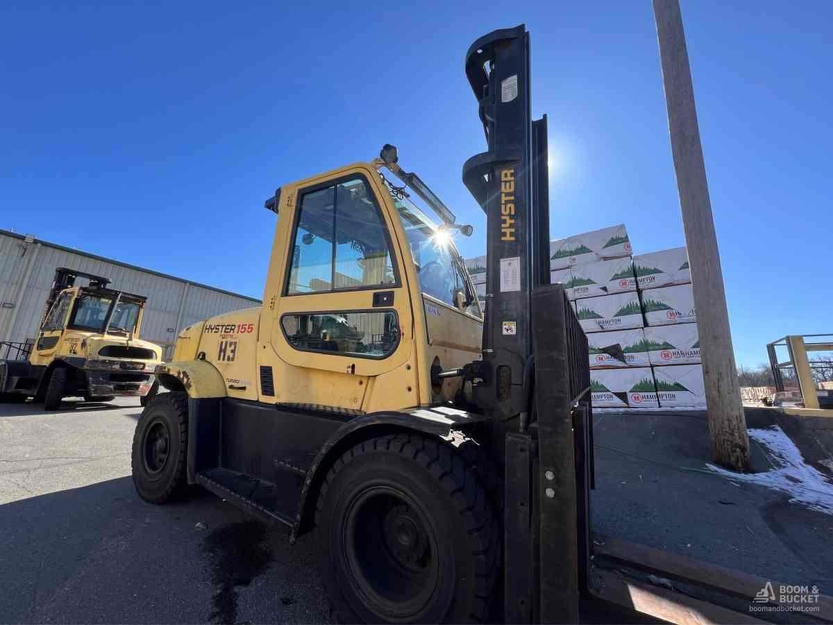 2014 Hyster H155FT Pneumatic Tire Forklift - 18ft Lift Height For Sale ...