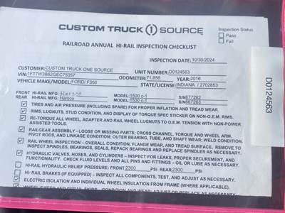 2016 Ford F-350 Railroad Truck - 6.2L G, 385HP For Sale | Kansas City ...