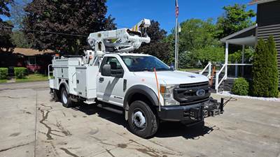 2021 FORD F-550 133K 6.7L DIESEL & ALTEC AT41MH INSULATED BUCKET ...