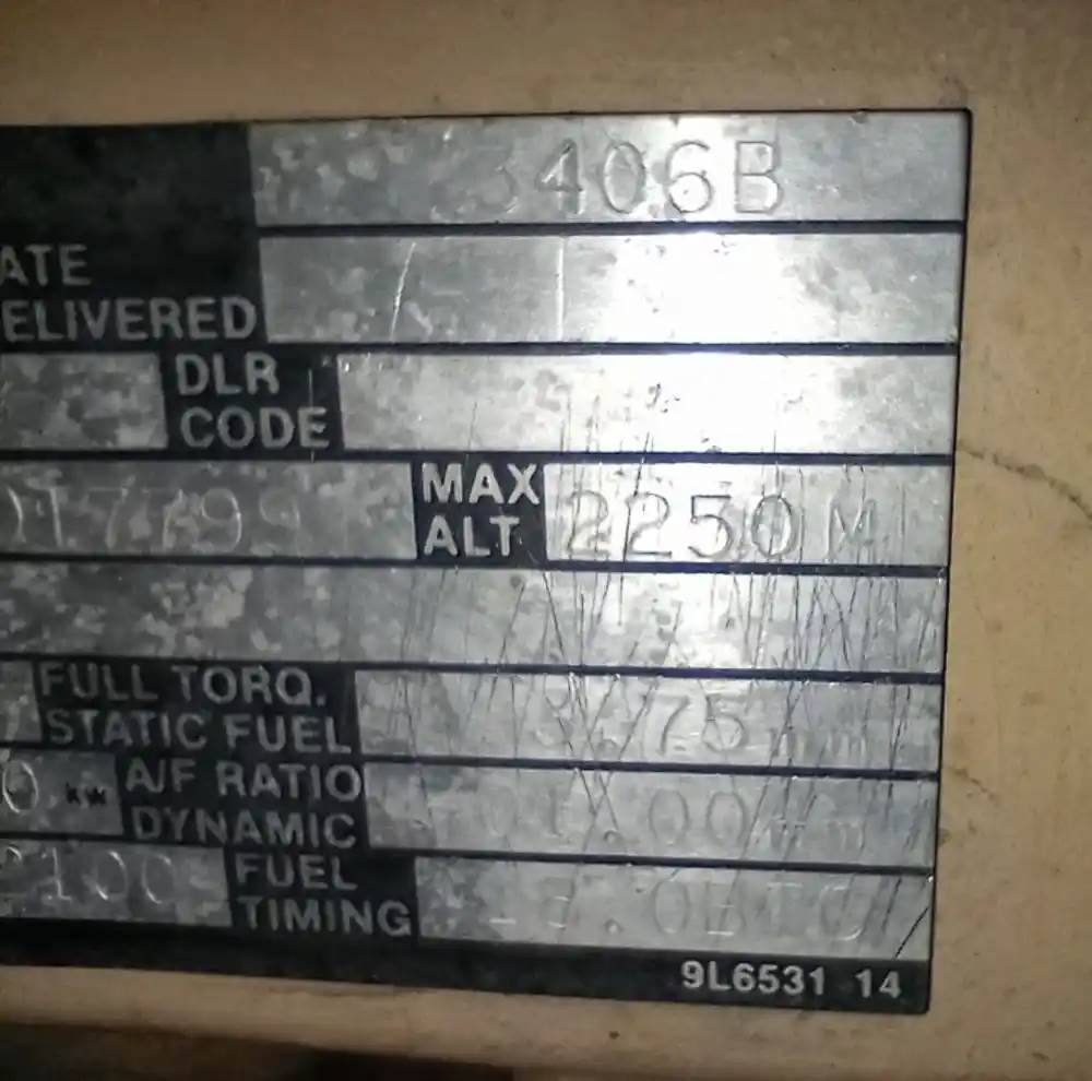 Caterpillar 3406B Engine - 425 HP, ARR/CPL 7E2285 For Sale | Fresno, CA ...
