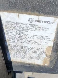 Detroit DD15 Engine for a 2014 Freightliner Cascadia 125 For Sale ...