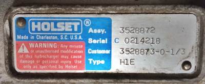 Cummins C8.3 Turbocharger / Supercharger for a 1995 Ford LN8000 For ...