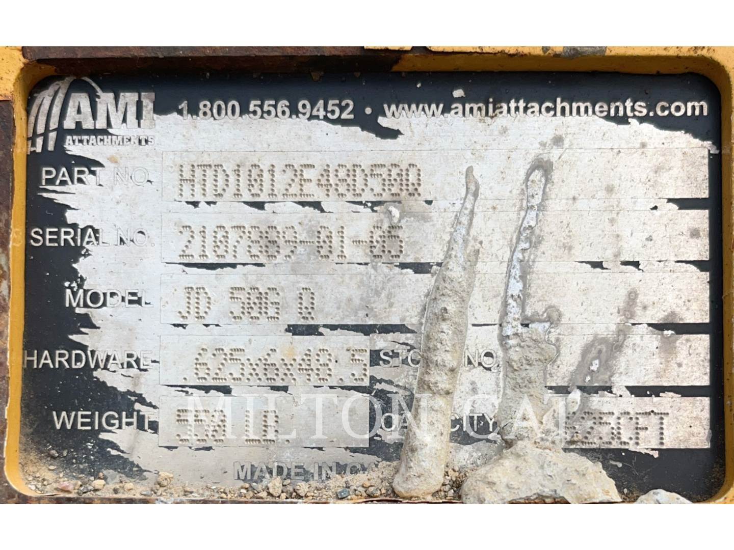 2022 AMI JD.50G.48".TILT.BUCKET.WEDGE.COUPLER Bucket For Sale, 1 Hours ...