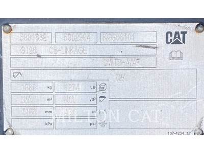 2020 Caterpillar G126.CONTRACTOR.GRAPPLE. Grapple For Sale, 1 Hours ...