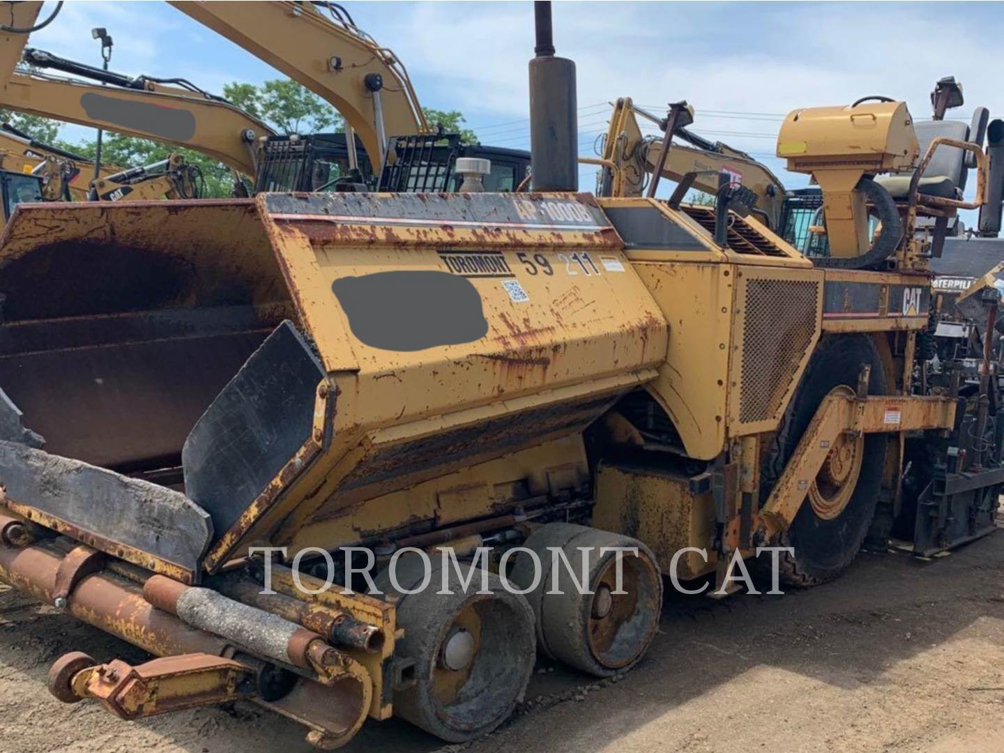 1998 Caterpillar AP-1000B Asphalt Paver For Sale, 6,800 Hours ...
