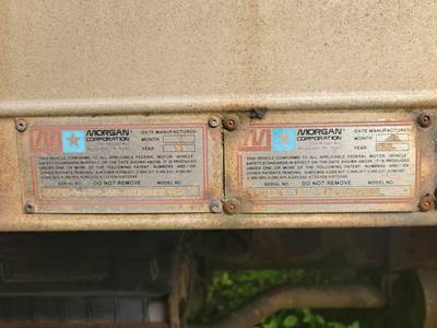 Used Morgan Truck Box Storage Back Door 88" Wide for 1993 GMC W7 For ...