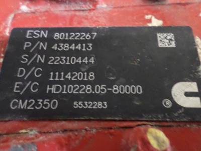 2019 Cummins X15 Engine Control Module (ECM) for a Cummins X15 EPA 17 ...