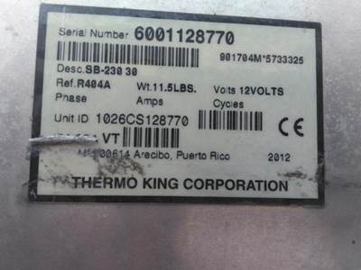 2014 Thermo King SB-230 Reefer Unit for a Thermoking SB-230 For Sale ...