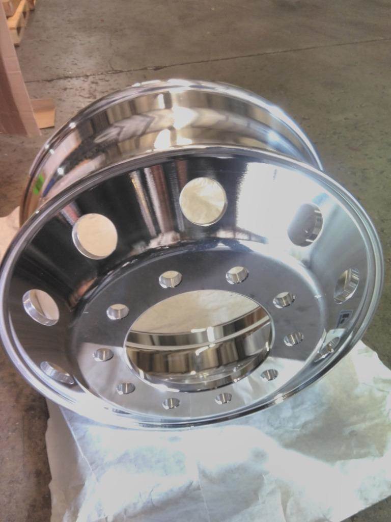 WHEEL, 15 DEG TUBELESS ALUM, HUB-PILOTED DUAL-MOUNTING, TWO PIECE ...