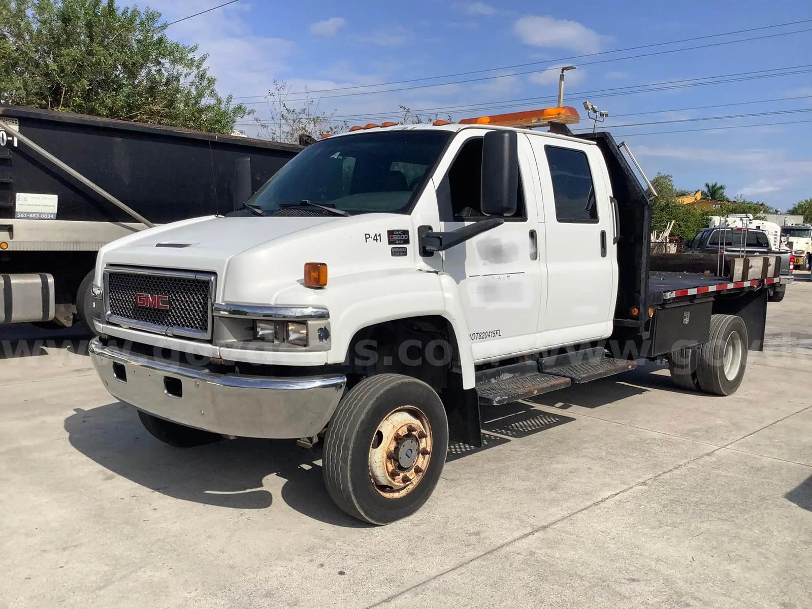 2007 GMC C5500 CREW CAB 4WD, Duramax Diesel Allison 6-Speed Automatic ...