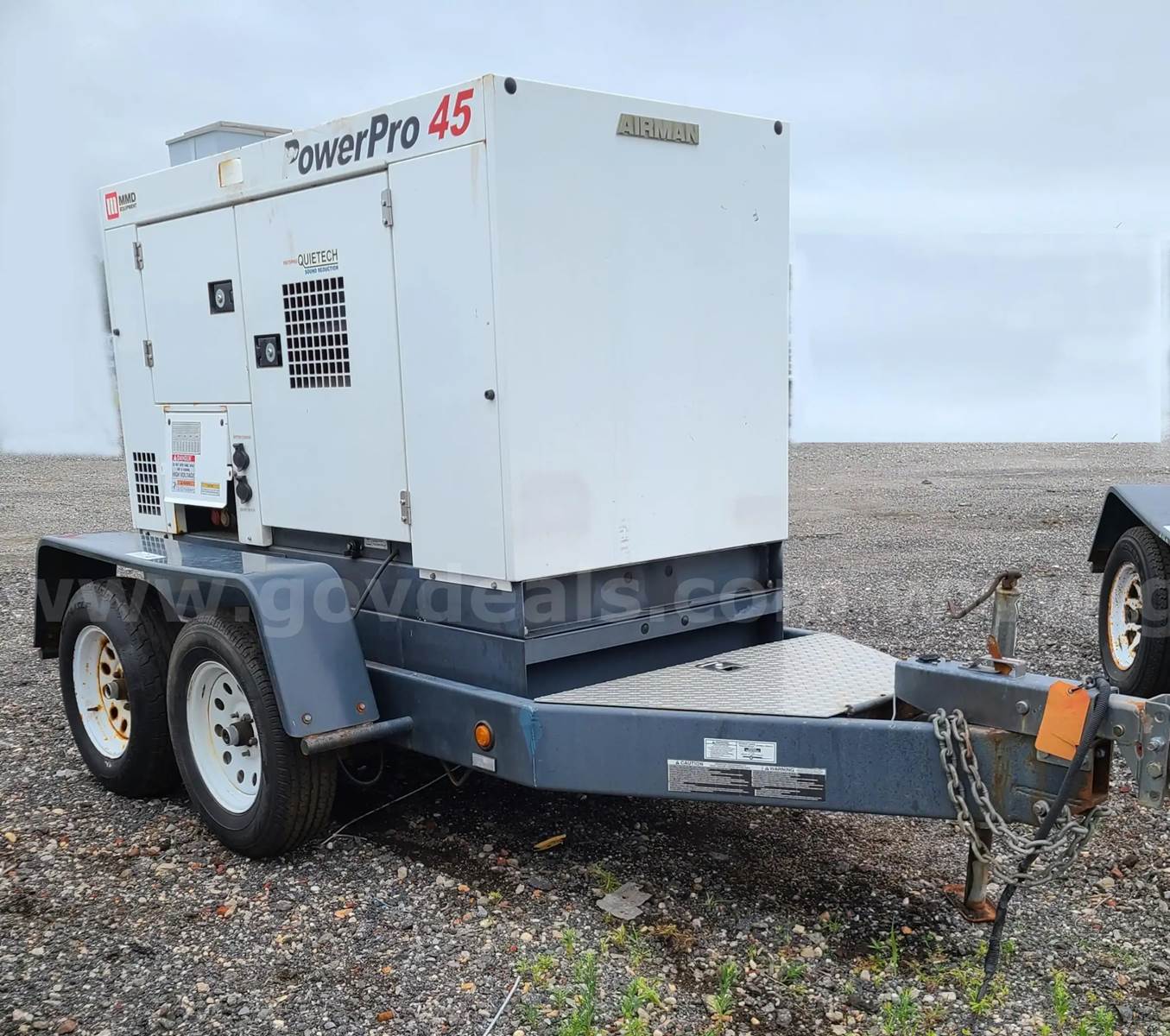 2012 Power Pro SDG45S Portable Diesel Gen Set / Generator For Sale ...