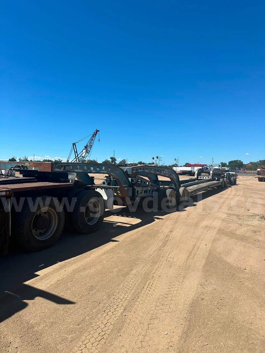 1996 COZAD 80 TON Lowboy Trailer w/ Deck Beam, TRIPPLE SIXTEEN NEW ...