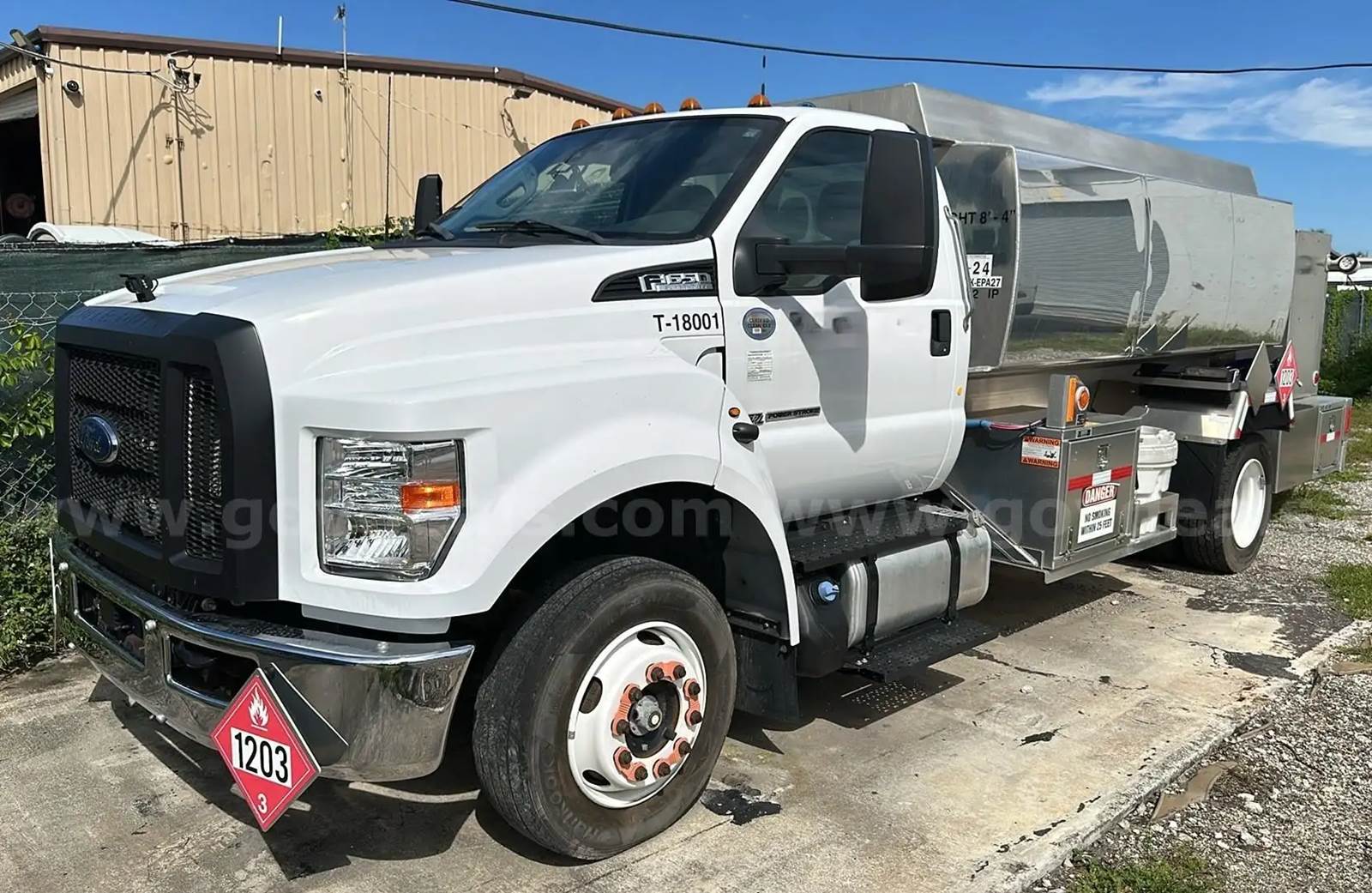 2022 Ford F650 Rack Ready Mobile Fuel Truck For Sale, 15,110 Miles ...