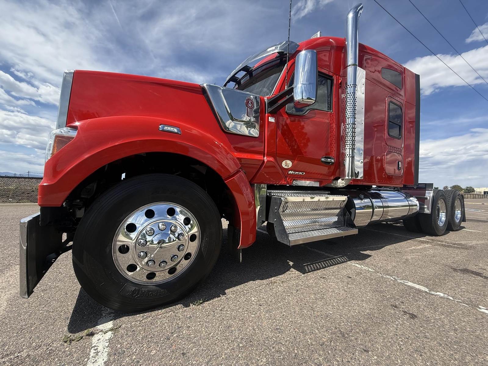 2022 Kenworth W990 Sleeper Semi Truck - 76" Mid Roof Sleeper, Cummins ...