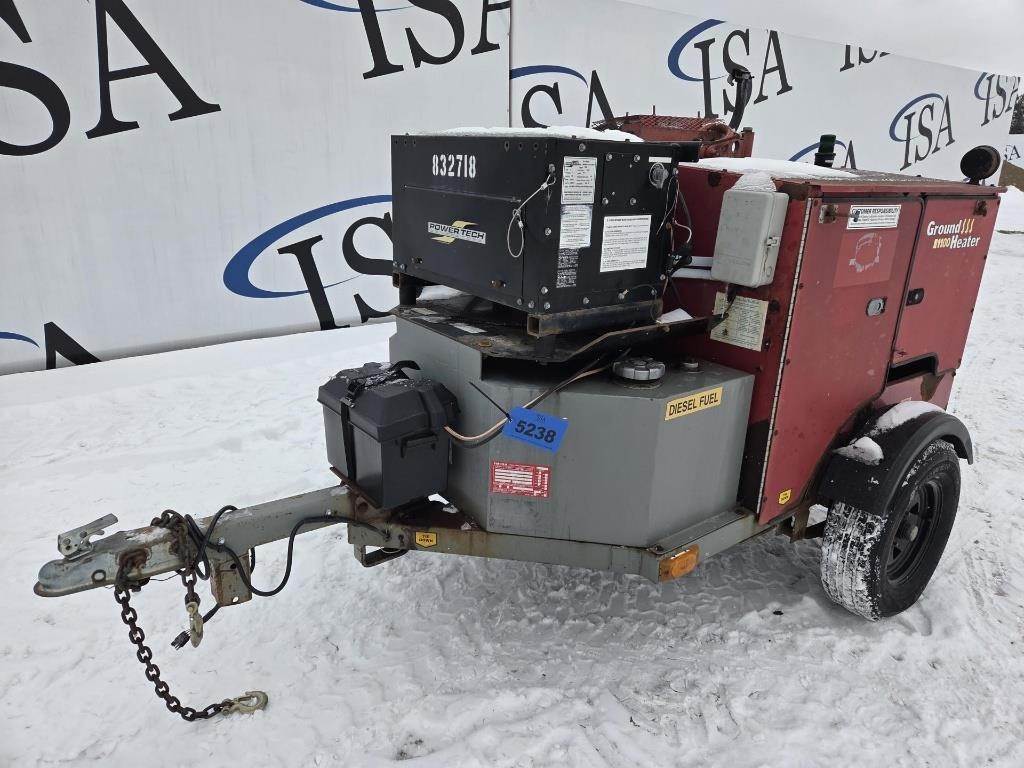 2008 Wacker Neuson E1100 Towable Heater For Sale, 18,092 Hours ...