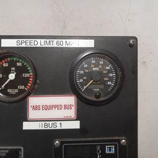 2001 Gillig Low Floor Bus Instrument Panel Cluster for a Gillig CITY ...