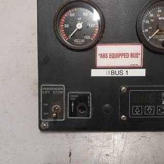 2001 Gillig Low Floor Bus Instrument Panel Cluster for a Gillig CITY ...