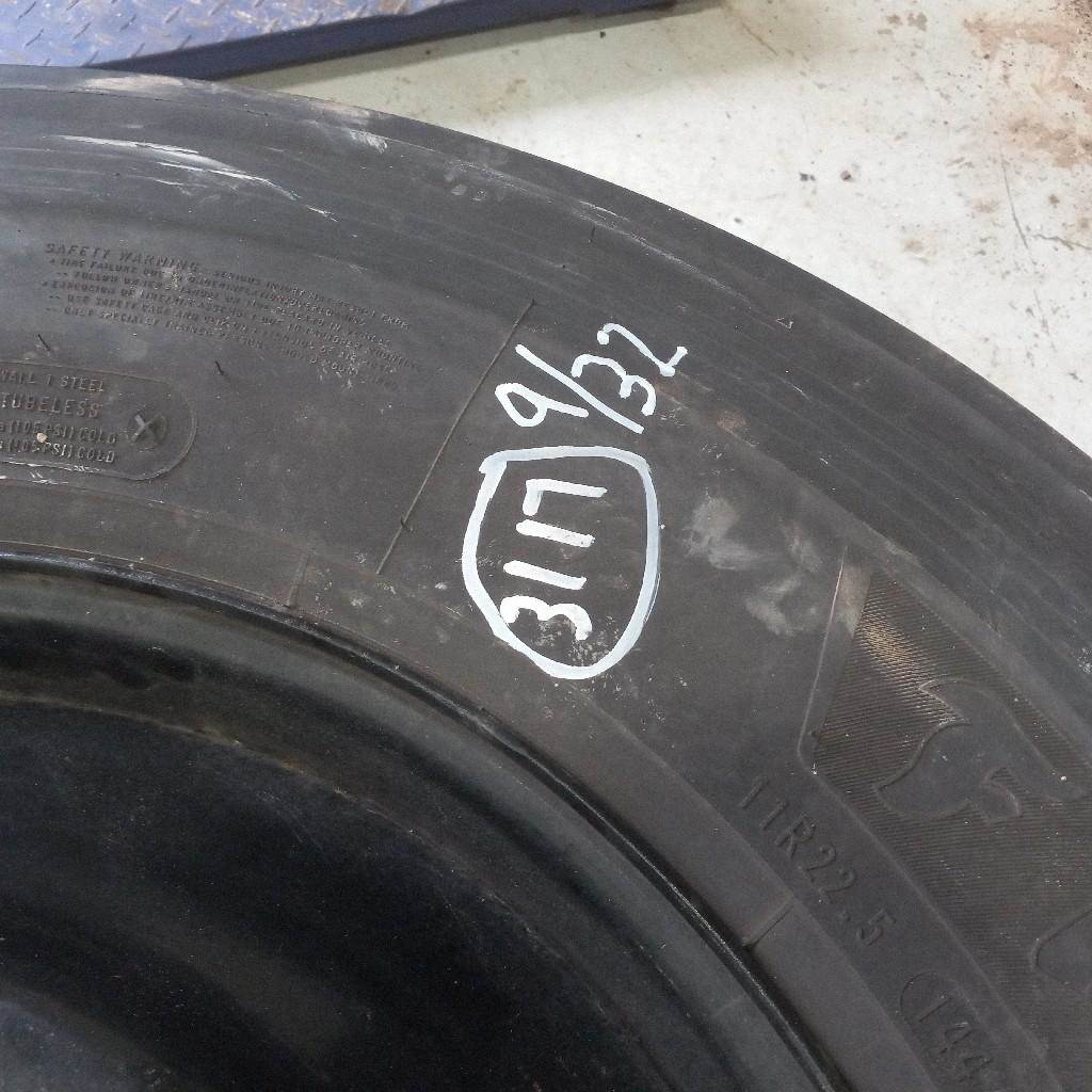 Good used set (2) of steer tires Make and model Firestone FS561 11R22.5 ...