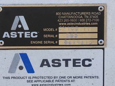 2022 Astec Asphalt Paver For Sale, 362 Hours | Colorado Springs, CO ...