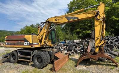 Caterpillar M318 Wheeled Excavator For Sale, 7,912 Hours | Walpole, NH ...