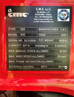 2022 CMC 83HD+ Arbor Pro Boom Lift For Sale, 108 Hours | Van Buren ...