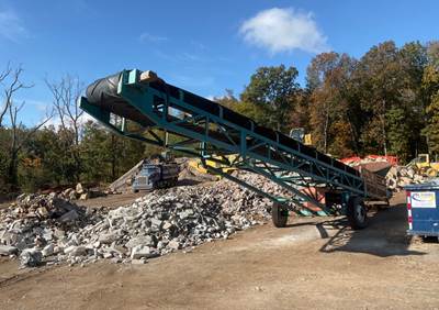 2008 Powerscreen 50X36 Radial stacker Conveyor For Sale, 1,728 Hours ...