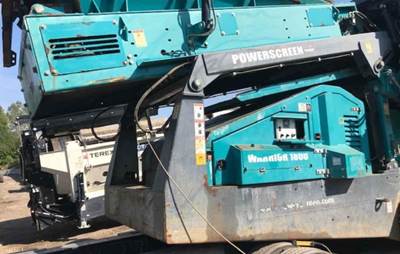 2016 Powerscreen Warrior 1800 Screening Plant For Sale, 3,300 Hours ...