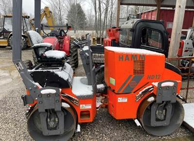 Hamm HD12 Smooth Drum Roller Compactor For Sale - Wayne, MI ...