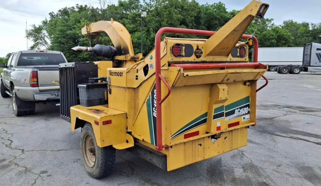 2014 Vermeer BC1500XL Chipper For Sale, 4,100 Hours | Van Buren Charter ...