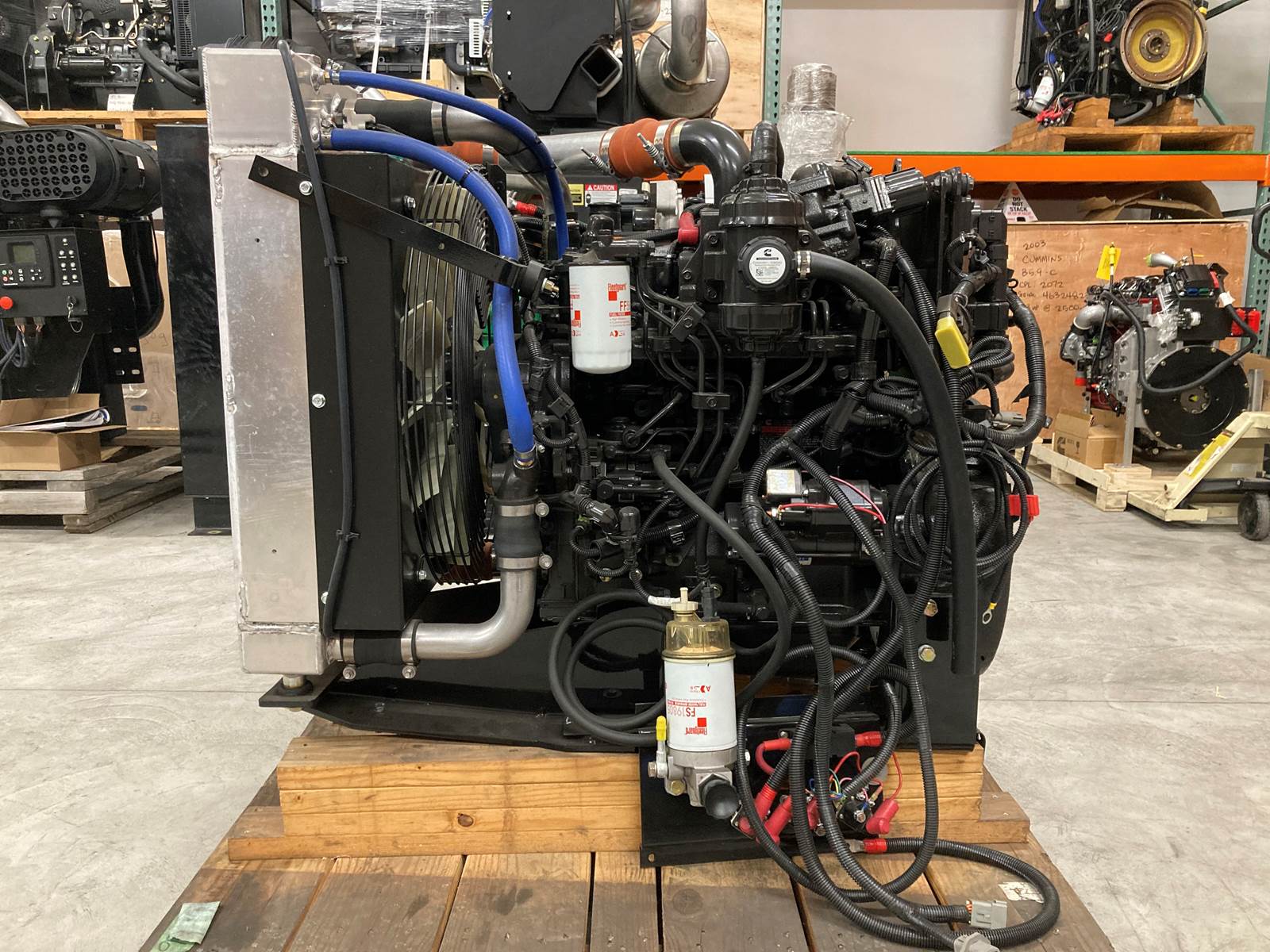 New 2016 Cummins 3.3L QSB3.3 CM2250EC Diesel Engine with Radiator ...