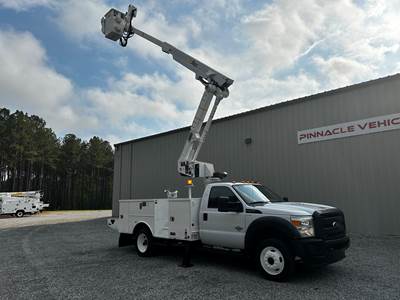 2016 Ford Altec AT37G Powerstroke 6.7L Material Handler Altec Boom ...