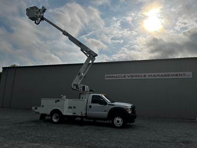 2016 Ford Altec AT37G Powerstroke 6.7L Material Handler Altec Boom ...