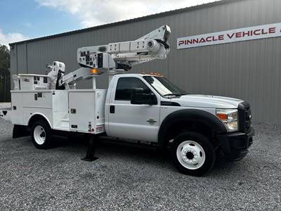 2016 Ford Altec AT37G Powerstroke 6.7L Material Handler Altec Boom ...