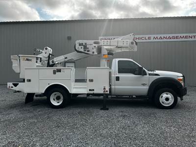 2016 Ford Altec AT37G Powerstroke 6.7L Material Handler Altec Boom ...