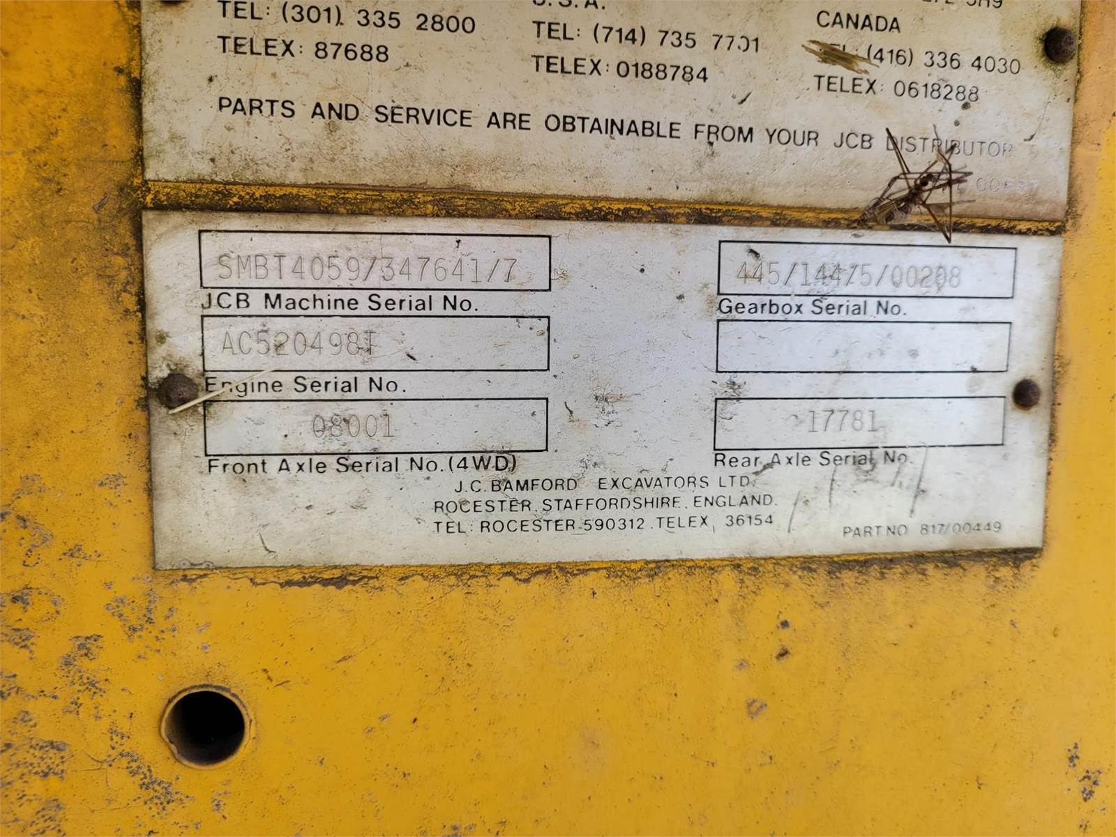 1988 JCB 1550B Backhoe For Sale, 6,000 Hours | Santa Rosa, CA ...
