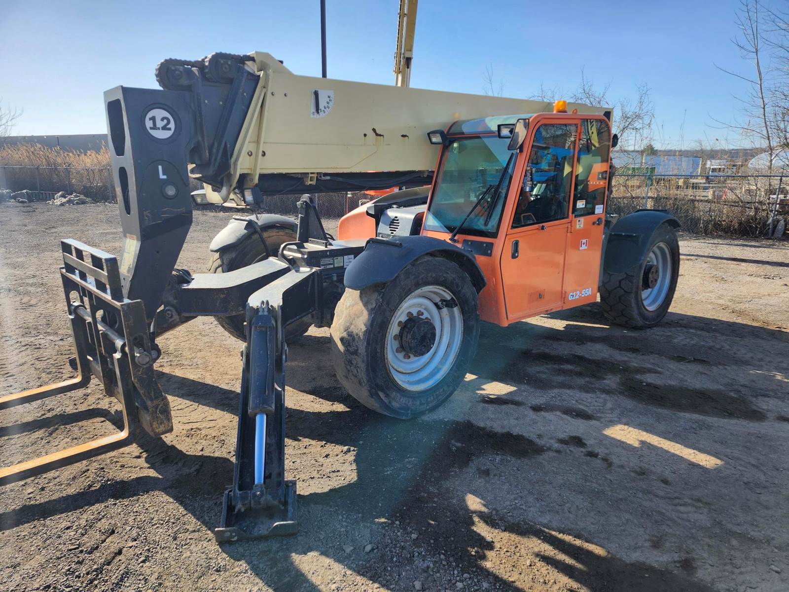 2014 JLG G12-55A Telehandler - Forks, 12,000 lbs, 55' reach, New foam ...