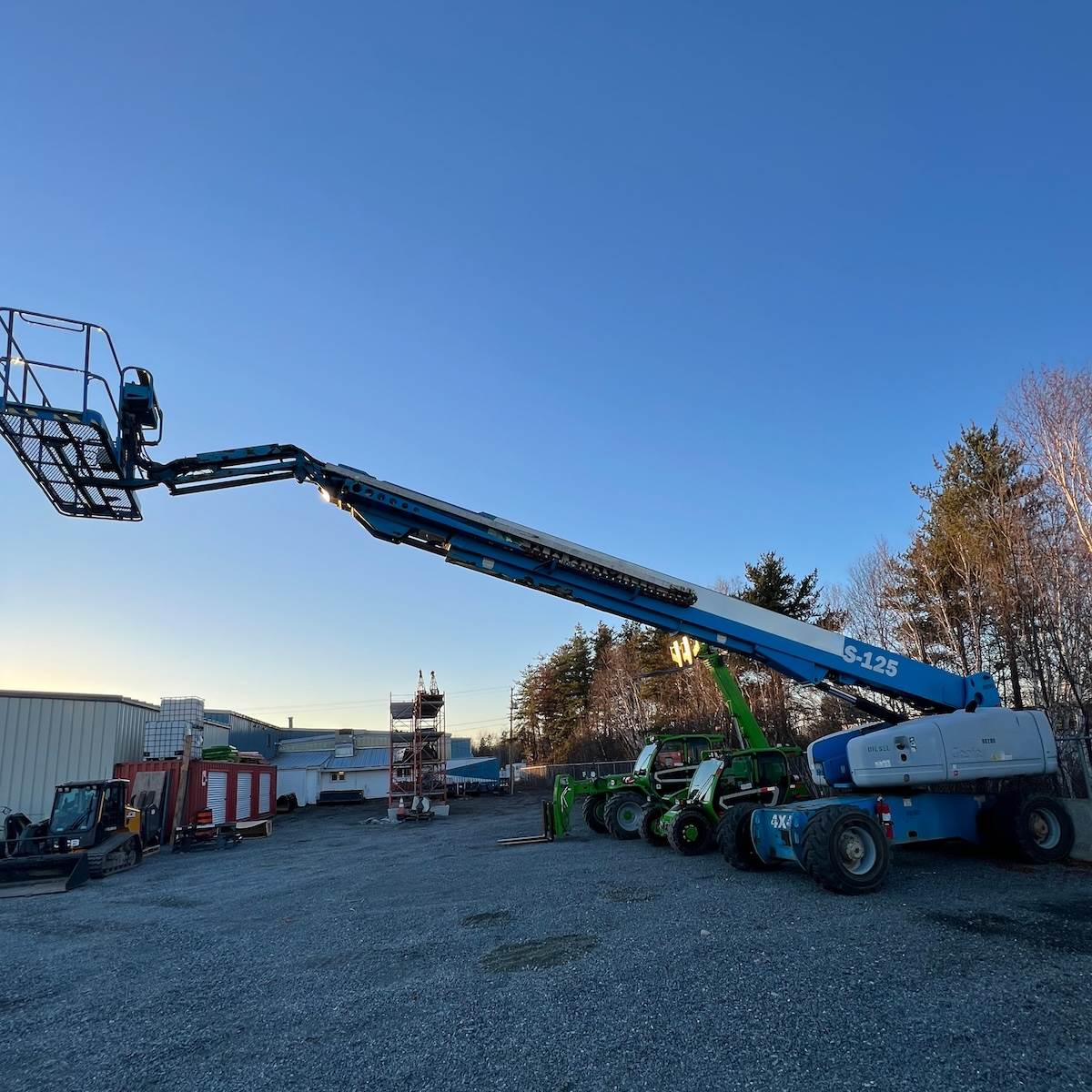 2008 Genie S-125 Telescopic Boom Lift - Diesel, 4WD, 131' working ...