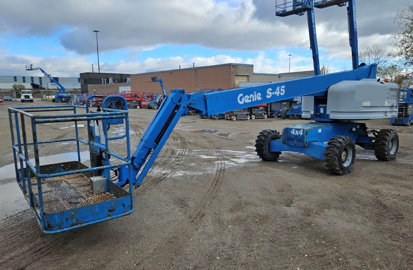 2012 Genie S-45 Telescopic Boom Lift - 4WD, Diesel, New Air Filled Tires For Sale, 2,811 Hours ...