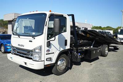 2022 Isuzu NRR Single Axle Rollback Tow Truck - 210HP, 6 Speed ...