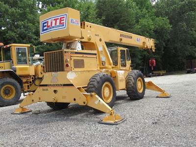 2007 Broderson RT-300-2C 15-Ton Rough Terrain Crane - 80ft Lift Height ...