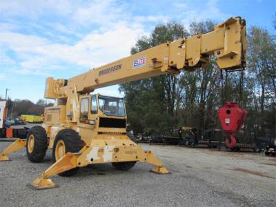 2007 Broderson RT-300-2C 15-Ton Rough Terrain Crane - 80ft Lift Height ...