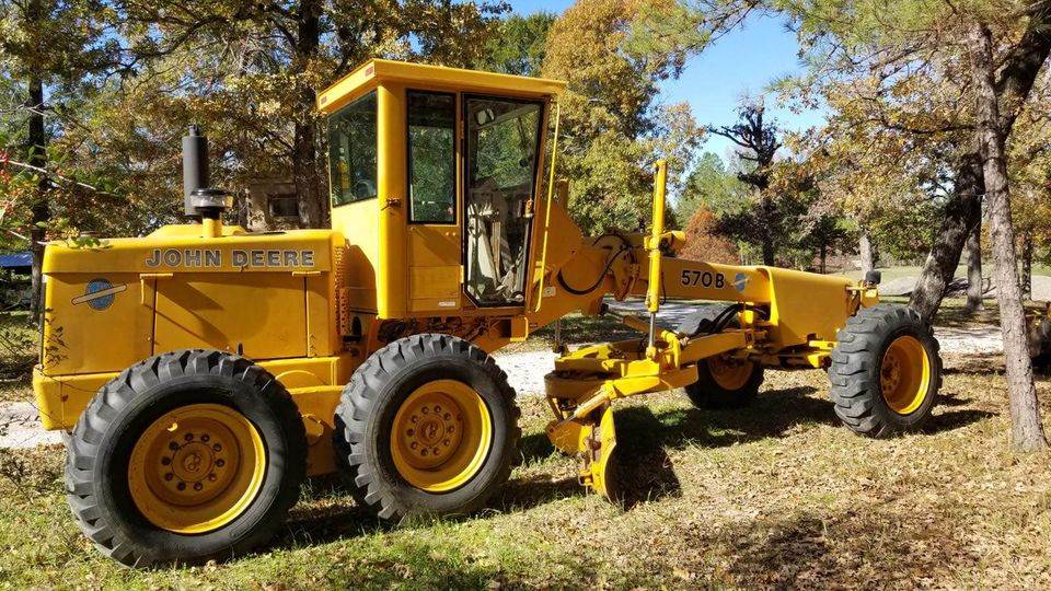 1991 John Deere 570B Motor Grader LOW HOURS For Sale, 1,745 Hours ...
