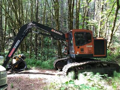 Barko 260W Logging Processor For Sale, 5,000 Hours | Pacific Northwest ...