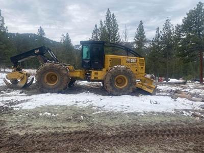 2015 Caterpillar 555D Grapple Skidder For Sale, 13,000 Hours | Pacific ...