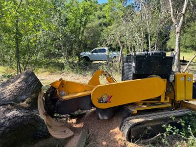 Carlton 7015 Wireless Remote Track Stump Grinder For Sale, 600 Hours ...