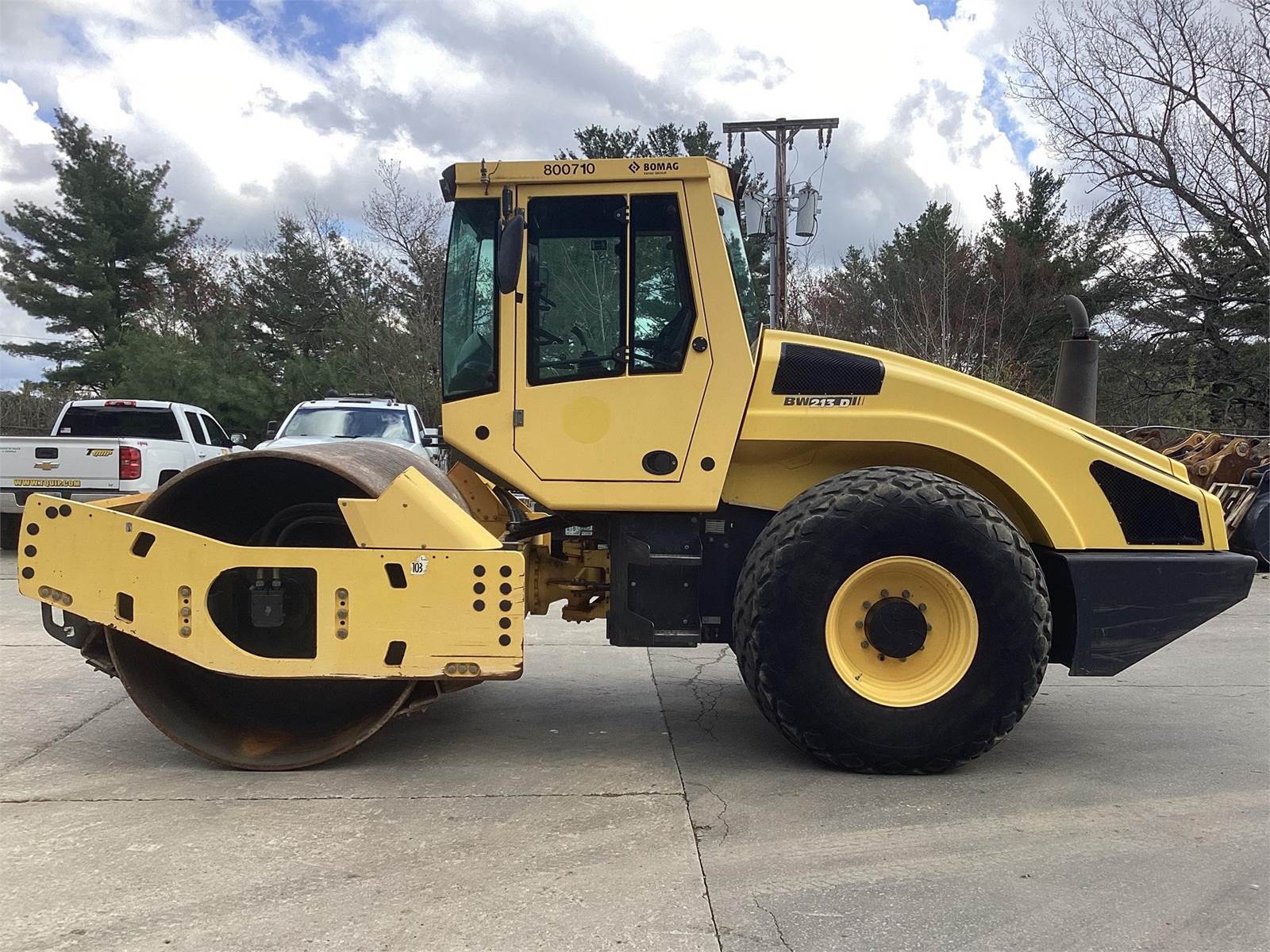 2014 BOMAG BW213D-4 Smooth Drum Roller Compactor For Sale, 2,717 Hours ...